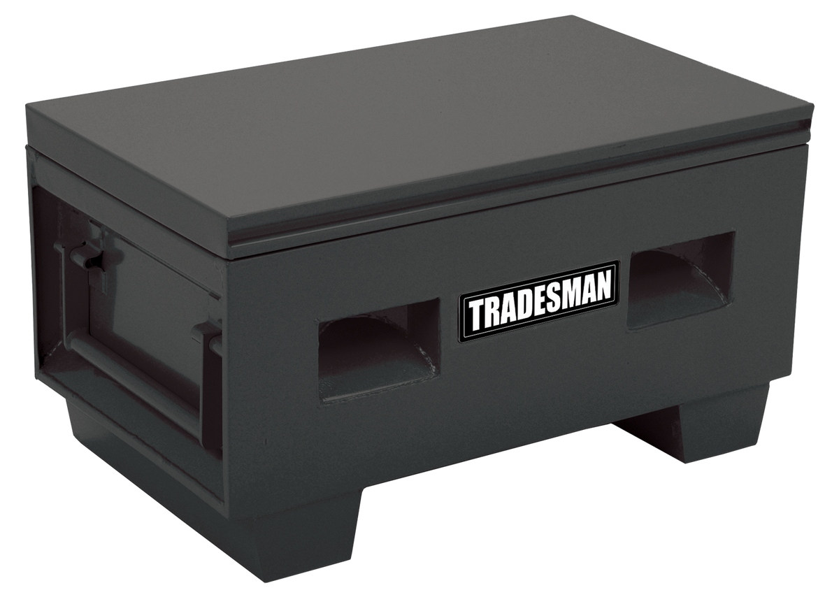 TST4827BK - 48" HEAVY DUTY STEEL JOB SITE BOX BLACK — Tradesman TX