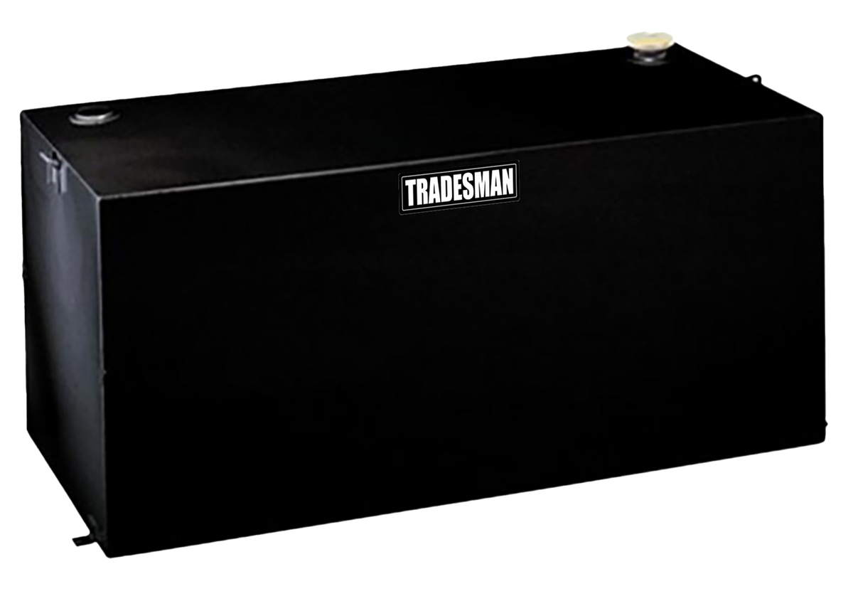 TRST100CCBK -100 GAL STEEL RECTANGULAR TANK BLACK — Tradesman TX
